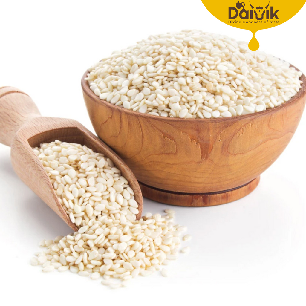 WHITE TIL/WHITE SESAME/VELLAI YELLU | DAIVIK ORGANIC