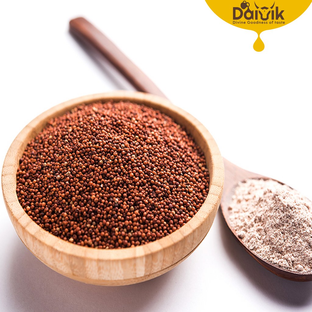 Organic Finger Millet Ragi Millet Grain Unpolished Millets | DAIVIK ORGANIC